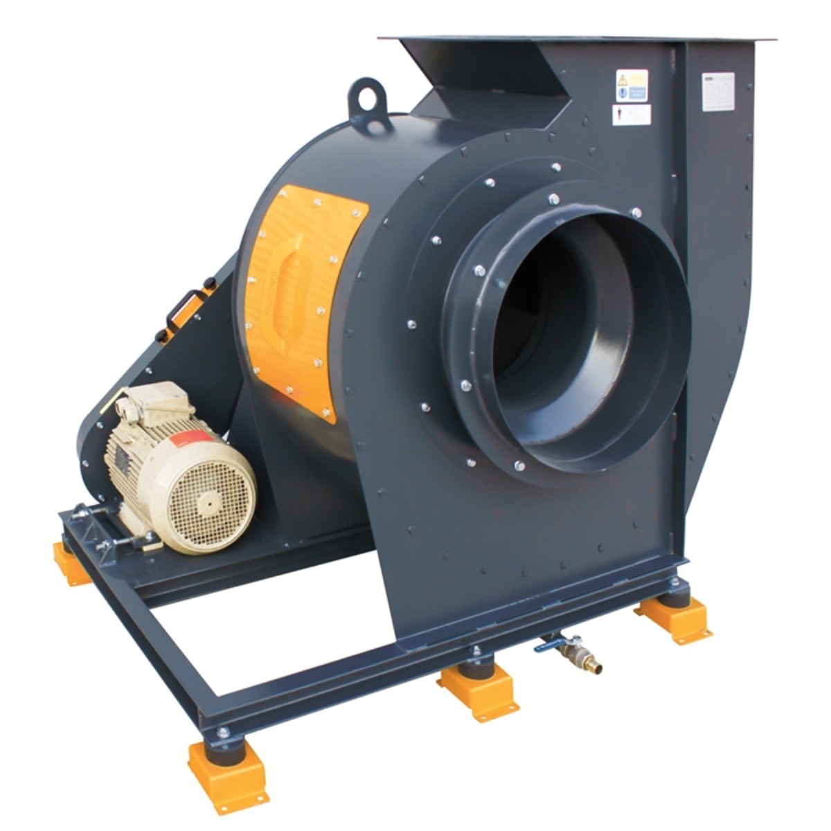 35.000 m³/h / MVR-KK 800-4K-B Radyal Kayış Kasnaklı Fanlar - Alçak ...