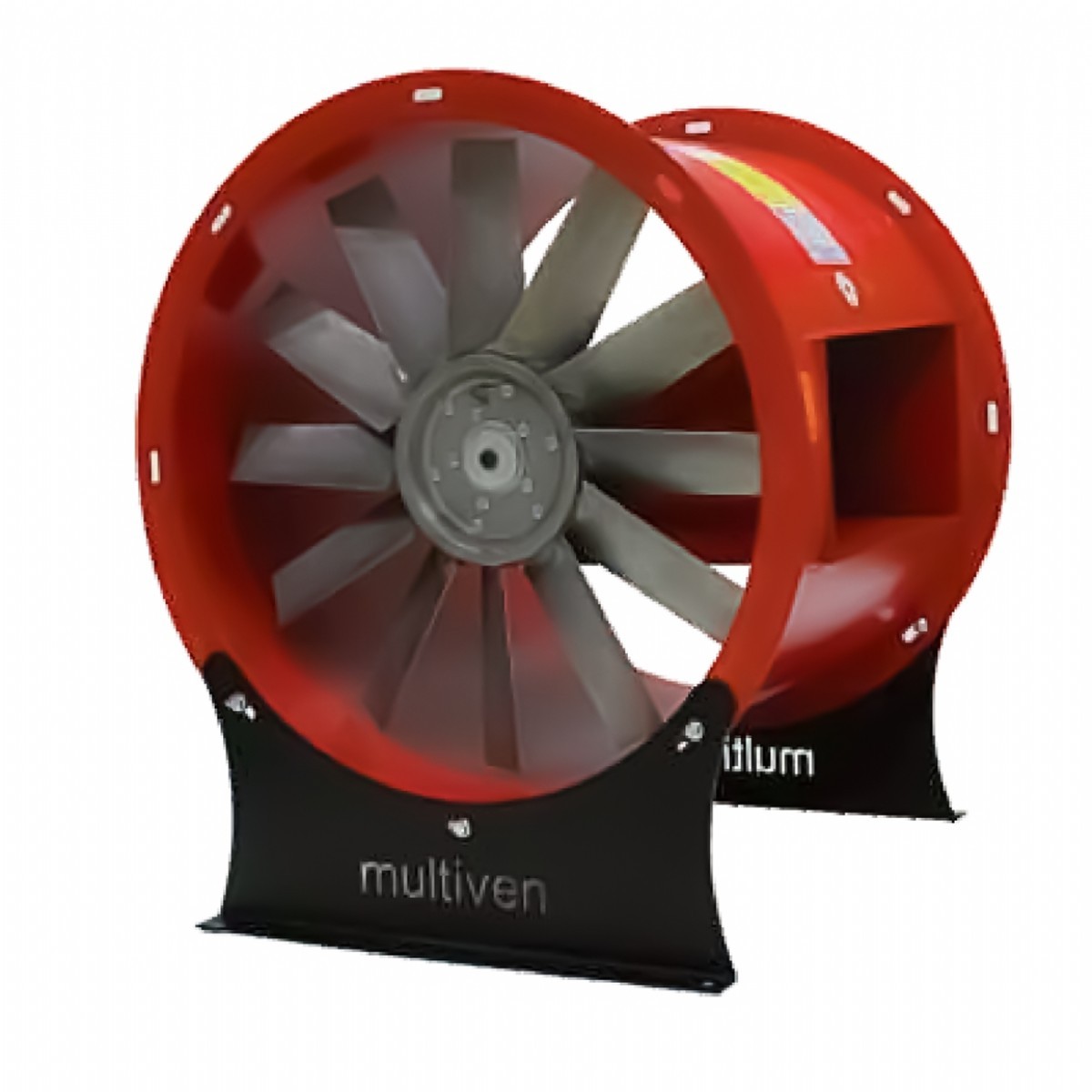 MVA-B 800-4K-40-6 Aksiyel Bifurcated Fanlar 32.000 m³/h - Aksiyel ...